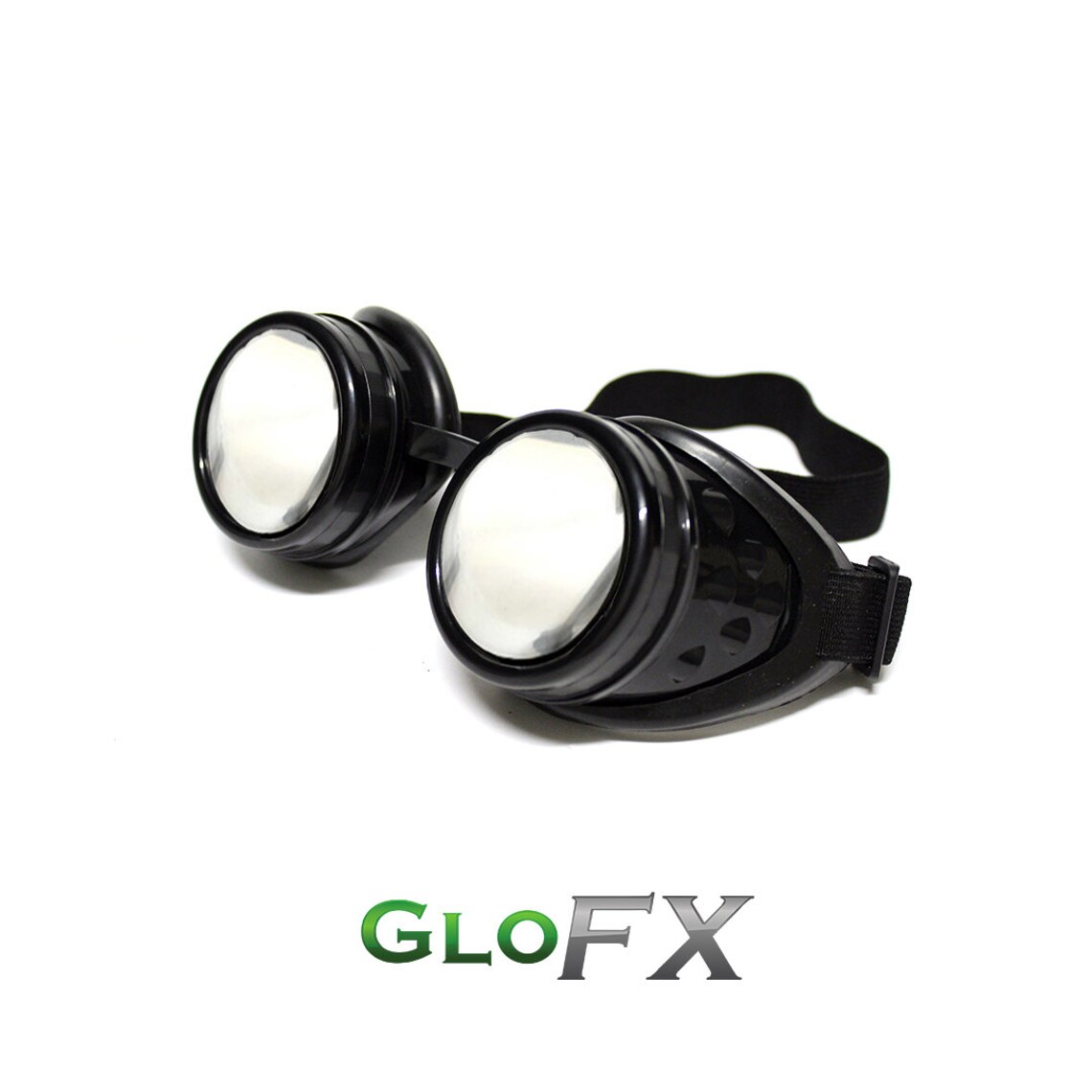 Glofx Black Diffraction Rubber Padded Goggles Laser Etched - Etsy