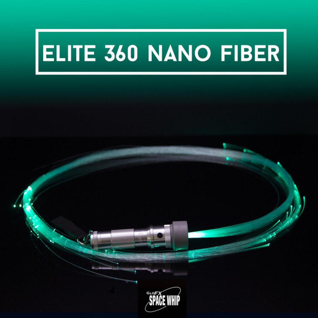 Glofx Space Whip Elite 360 Nano Programmable Professional Rave LED Poi ...