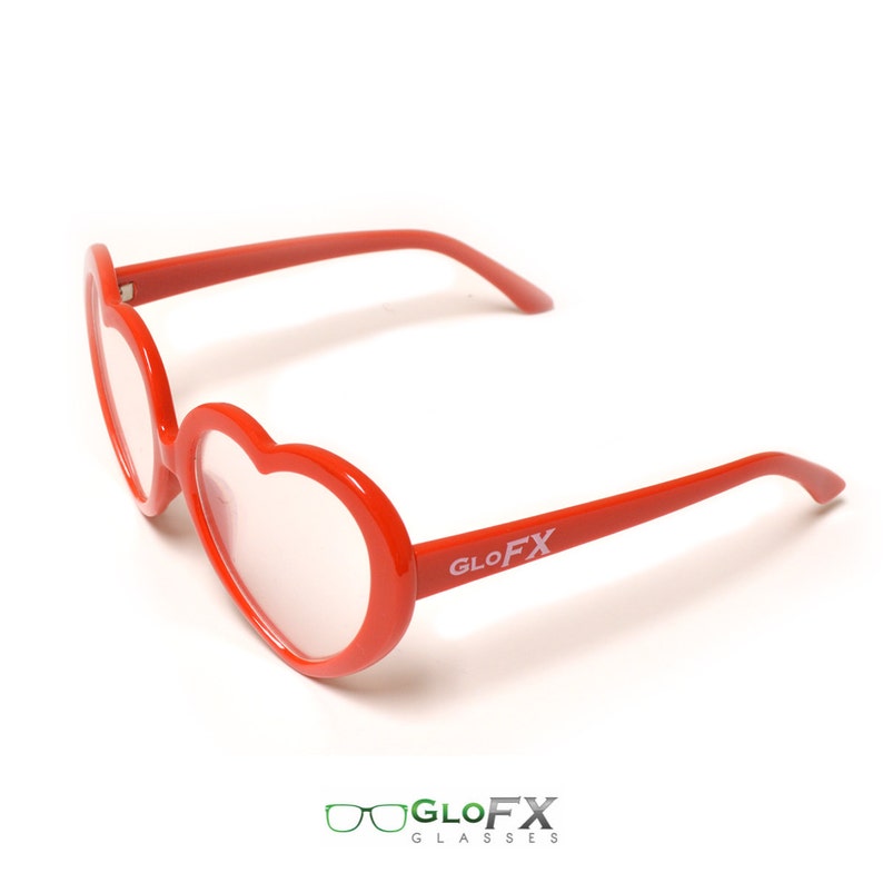 Glofx Heart Diffraction Glasses Opticals High Quality Effect - Etsy