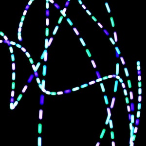 Glofx Premier Glove Set: Green,white,blue Strobe Rave Gloves Finger ...