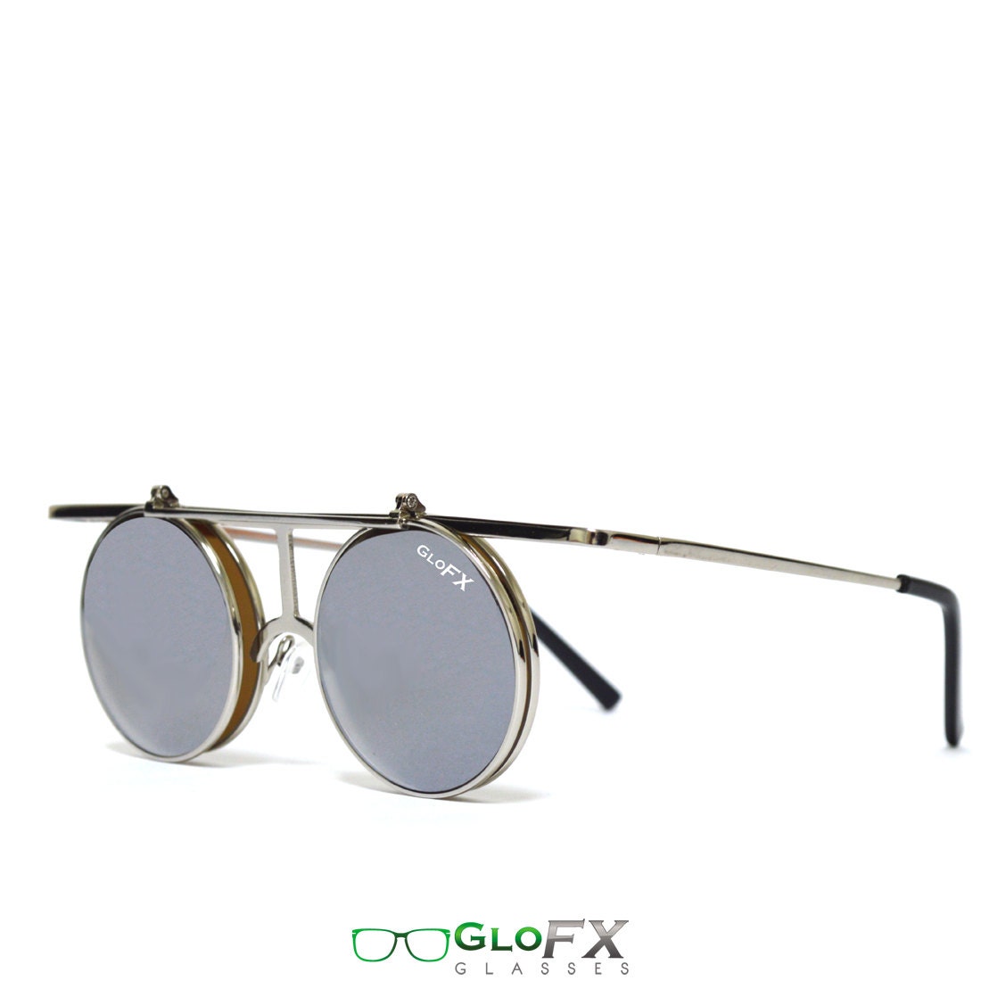 Glofx Flip Diffraction Glasses Vintage Round Vintage-style - Etsy
