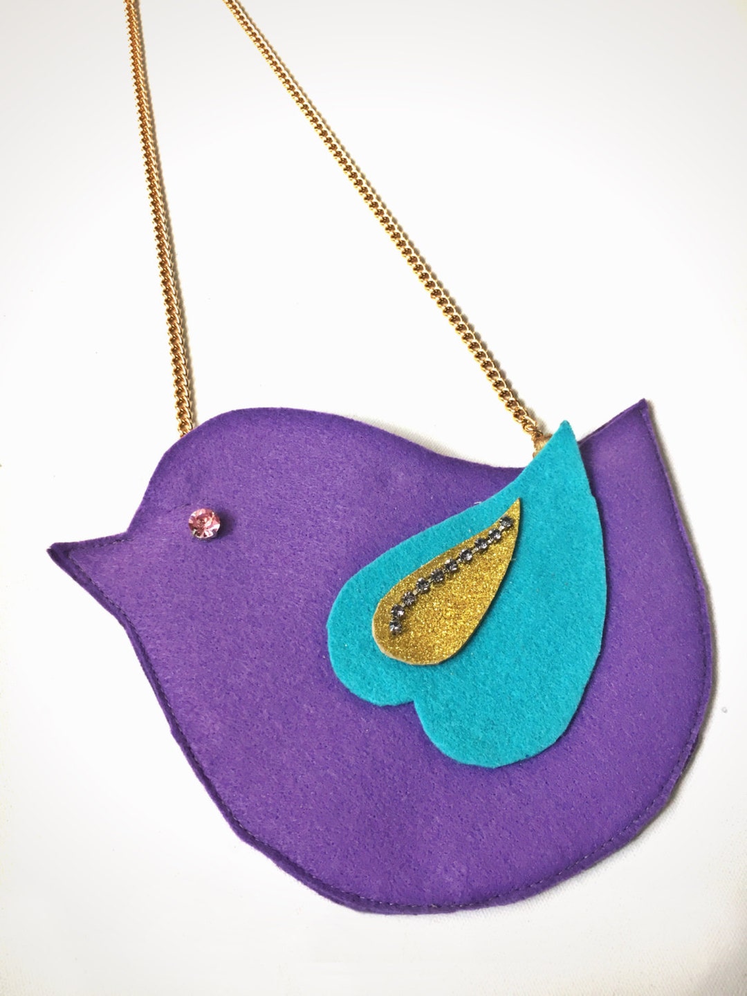 Liltuck Bird Animal Purse - Kids Girls Cute Jeweled Designer Luxe ...