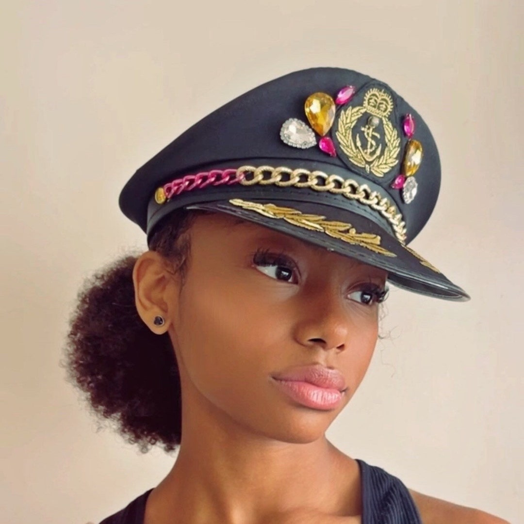 Colorful Pink Brazil Festival Carnival Peaked Black Cruise Vacation ...