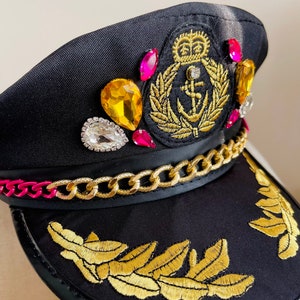 Colorful Pink Brazil Festival Carnival Peaked Black Cruise Vacation ...