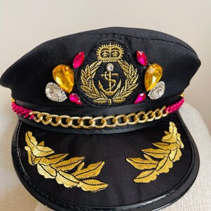 Colorful Pink Brazil Festival Carnival Peaked Black Cruise Vacation ...