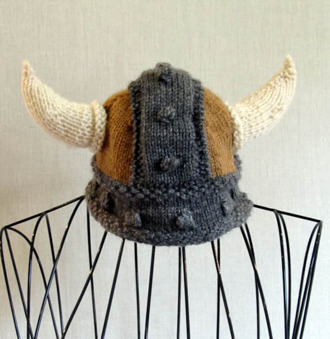 Viking Hat W/ Horns Also Custom Colors - Etsy