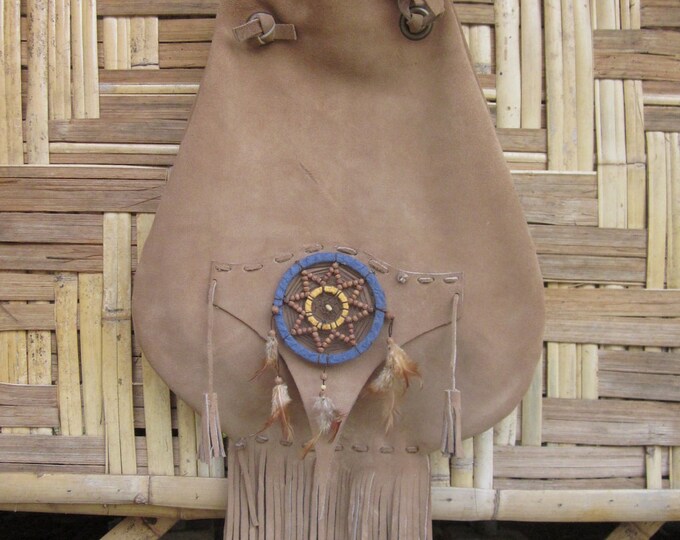 Tribal Leather Backpack - Etsy