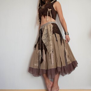 Brown Hooded Vest, Ren Fair Costume, Women Festival Vest, Large Size - Etsy