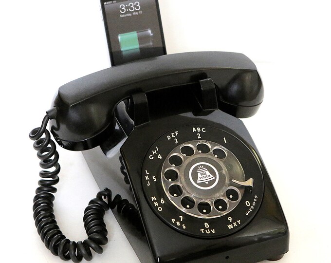 Rotary Phone Ipod / iPhone Charging Stereo Dock by Rotary Revival - Etsy