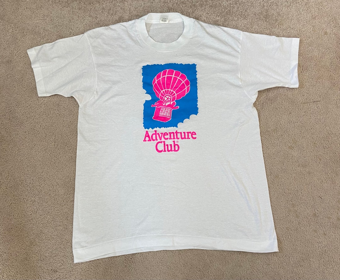 Vintage 1980s Adventure Club Graphic T-shirt - Etsy