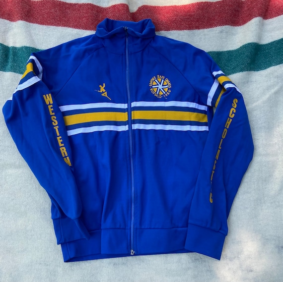 Vintage 1986 Empire State Games Fencing track jacket - Gem