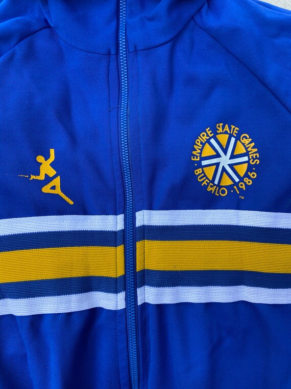 Vintage 1986 Empire State Games Fencing track jacket - Gem