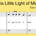 This Little Light of Mine - Easy Piano Arrangement Level B - Etsy