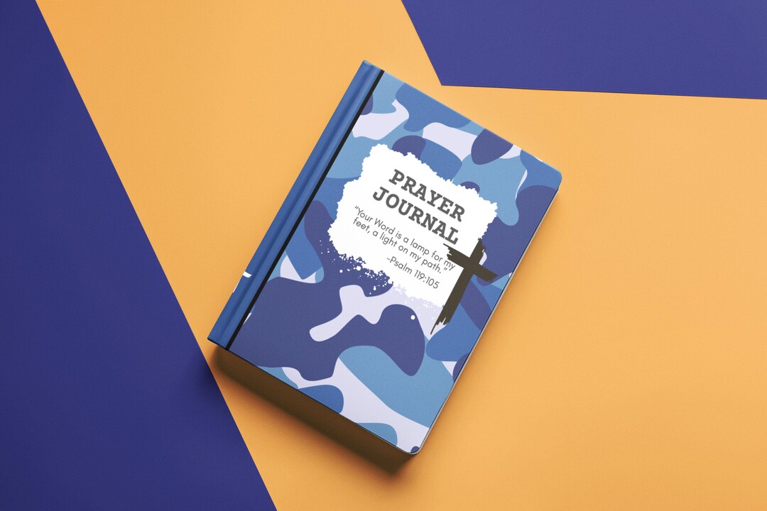 Personalized Camo Prayer Journal, Military Christian Gift - Etsy