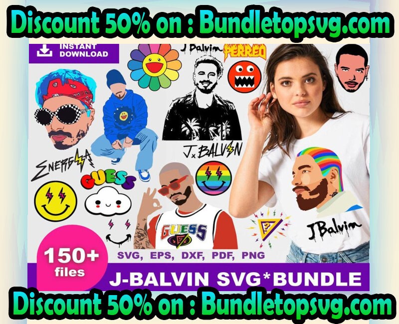 Craft Supplies & Tools Clip Art & Image Files Balvin SVG Bundle J etna ...