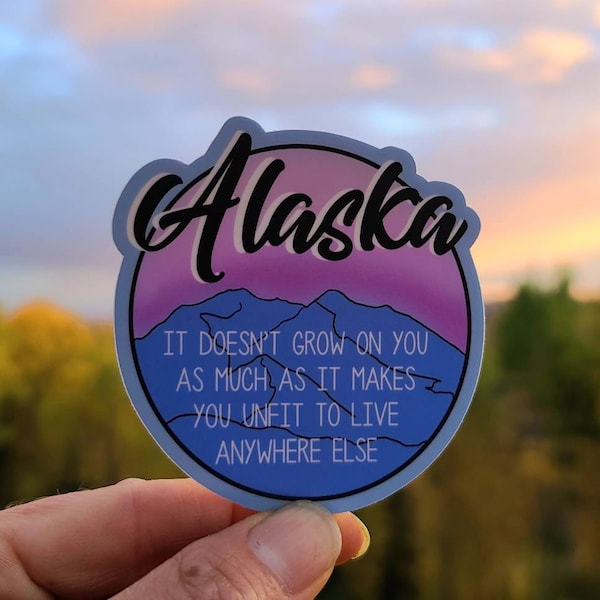 Alaska Sticker - Etsy