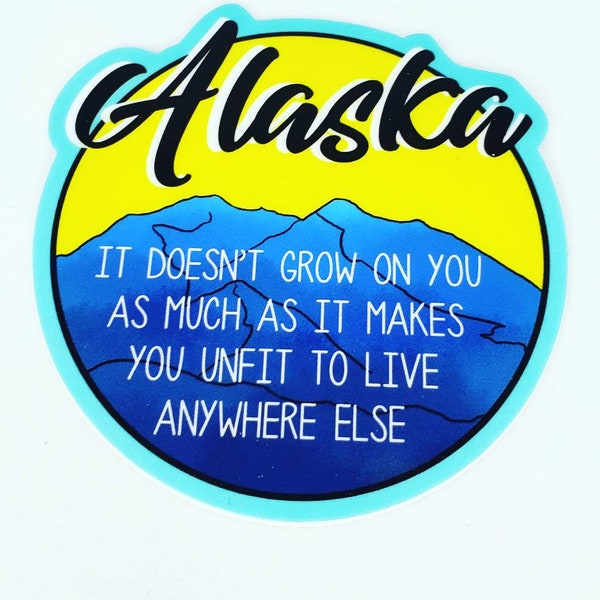 Alaska Sticker - Etsy