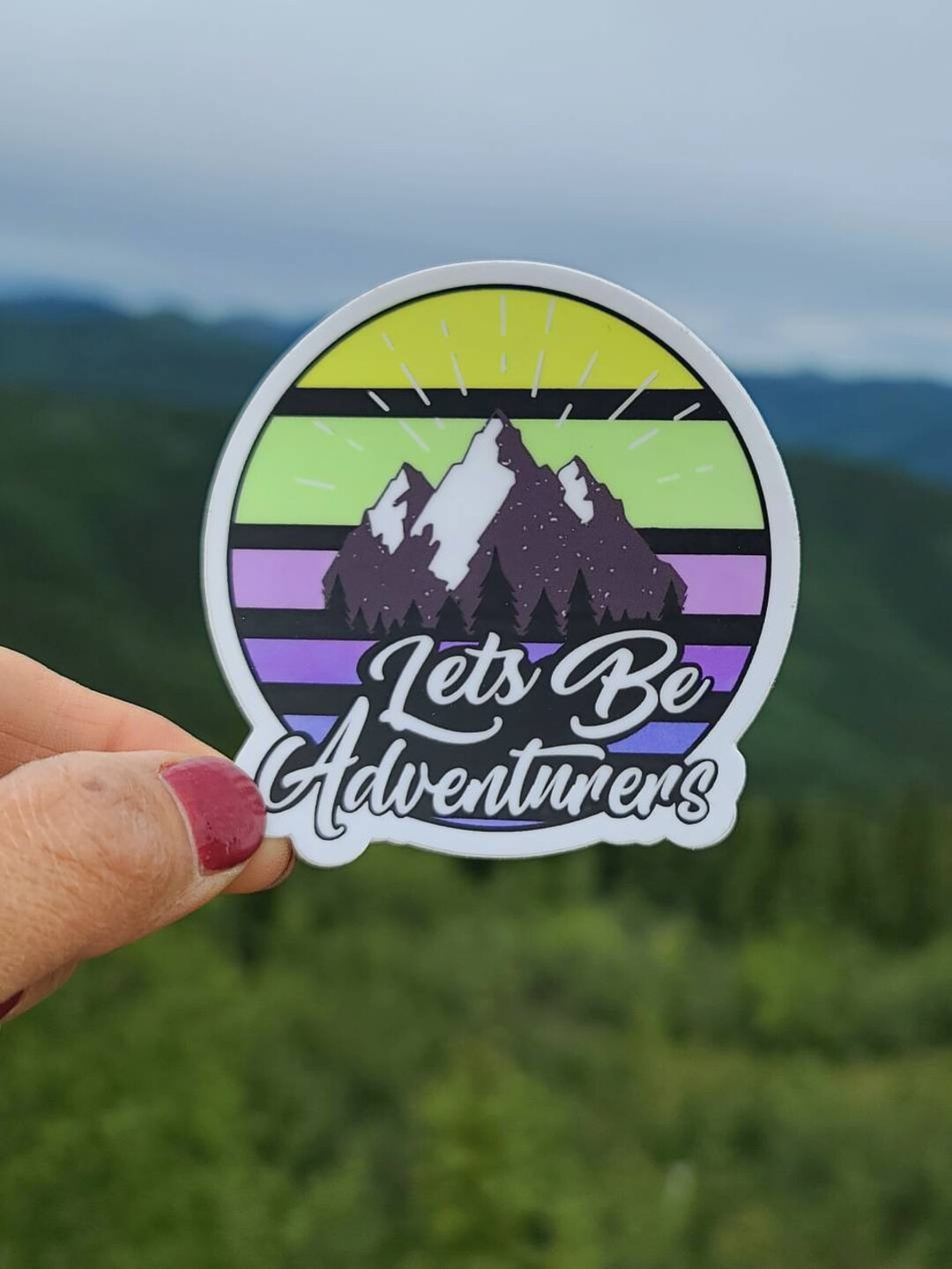 Lets Be Adventureres Vinyl Sticker - Etsy