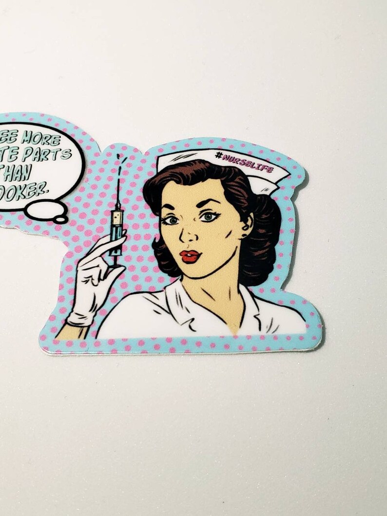 Nurses Funny Vinyl Sticker | Etsy