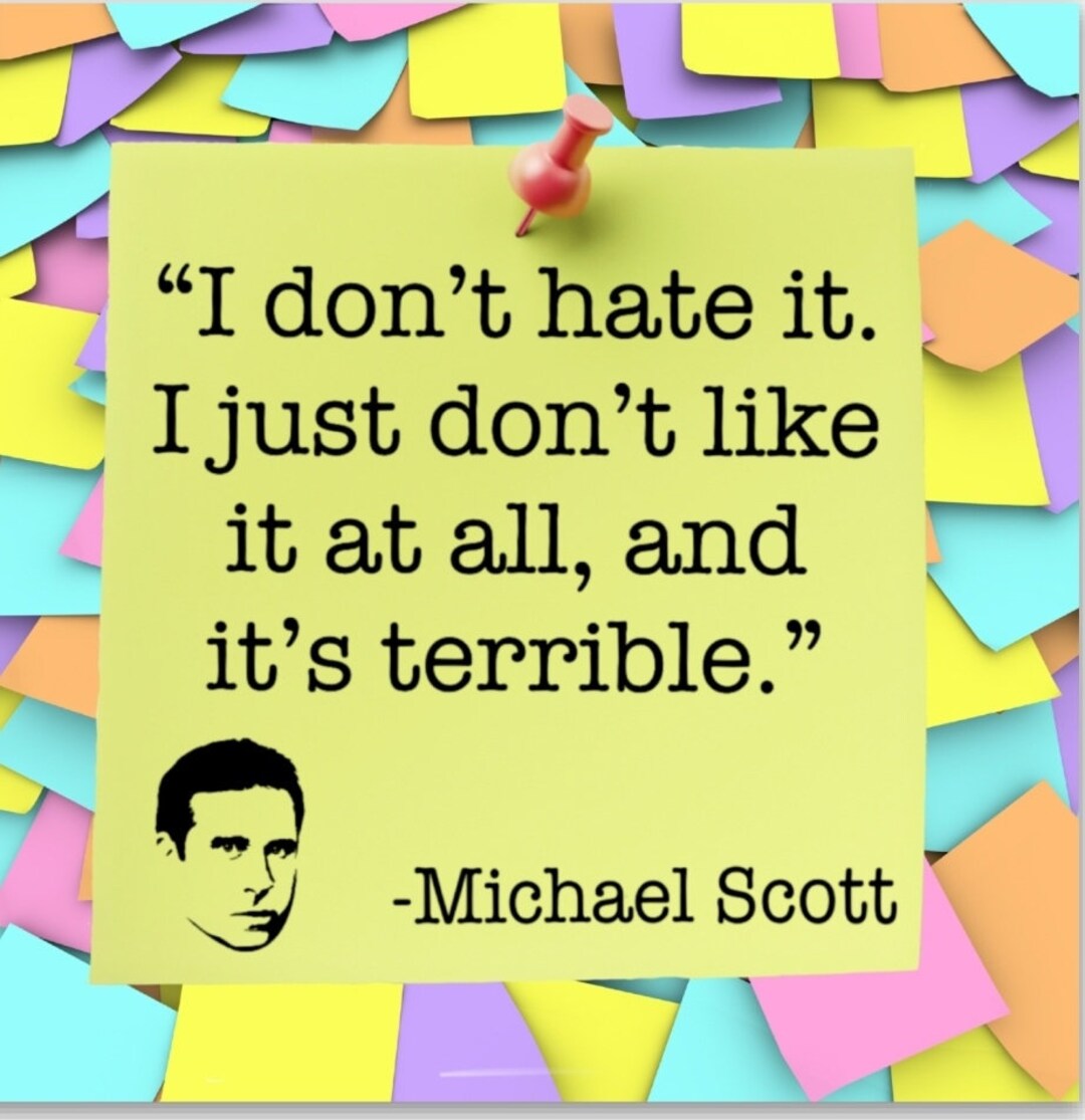 Funny Michael Scott Sticker the Office Sticker - Etsy