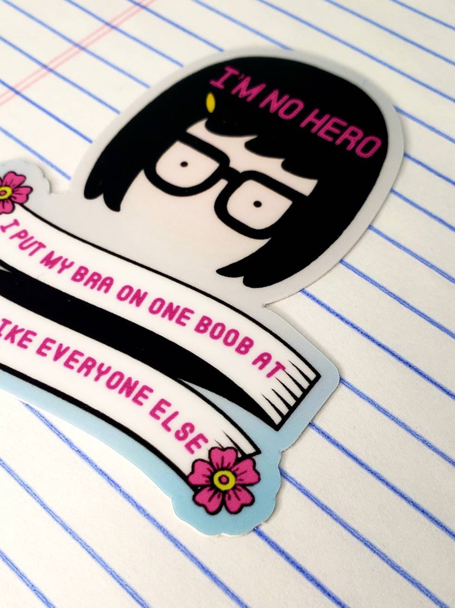 Funny Tina Belcher Sticker - Etsy