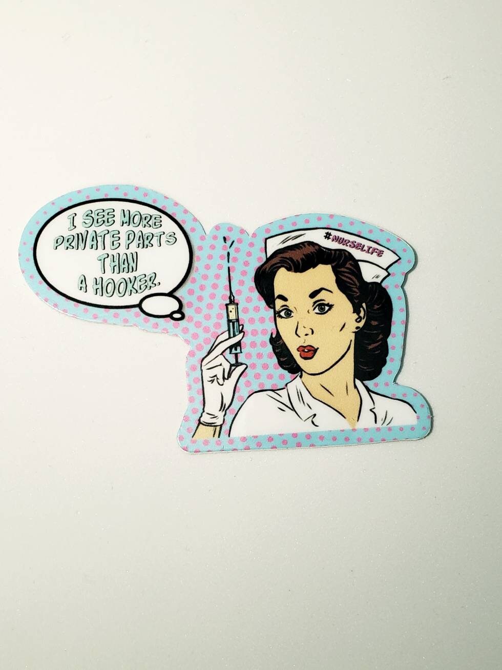 Nurses Funny Vinyl Sticker | Etsy