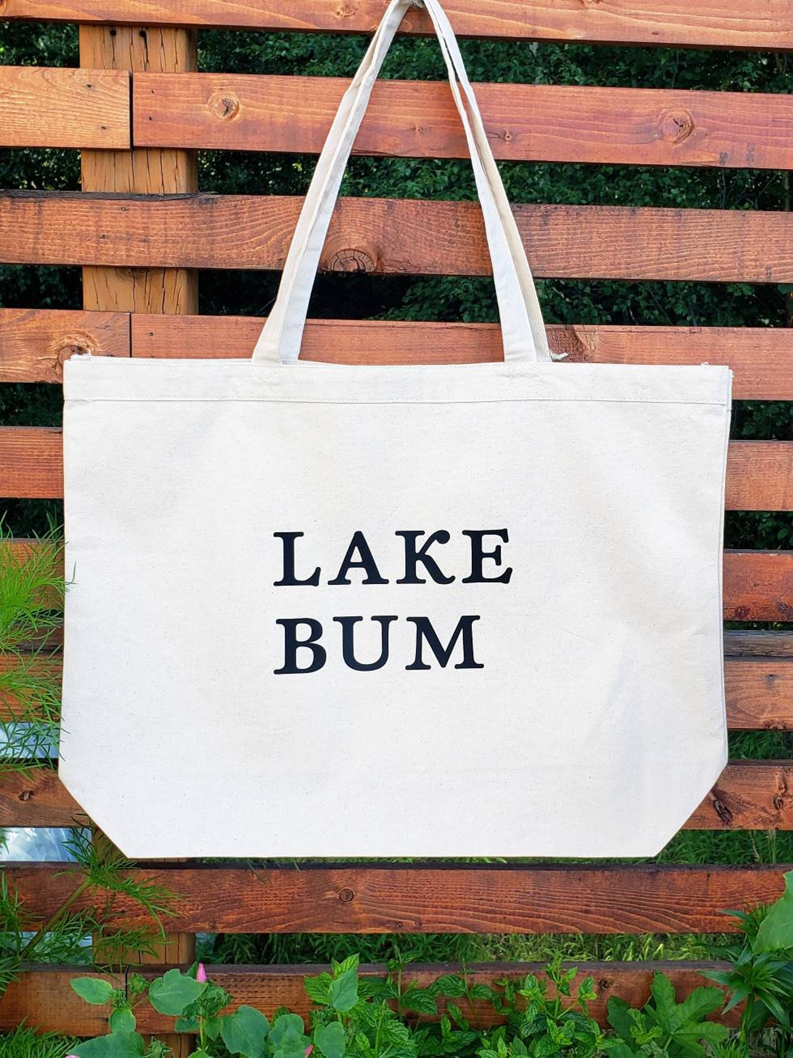 Lake Lake Life Canvas Bag Tote Shopping Bag Reusable Bag | Etsy