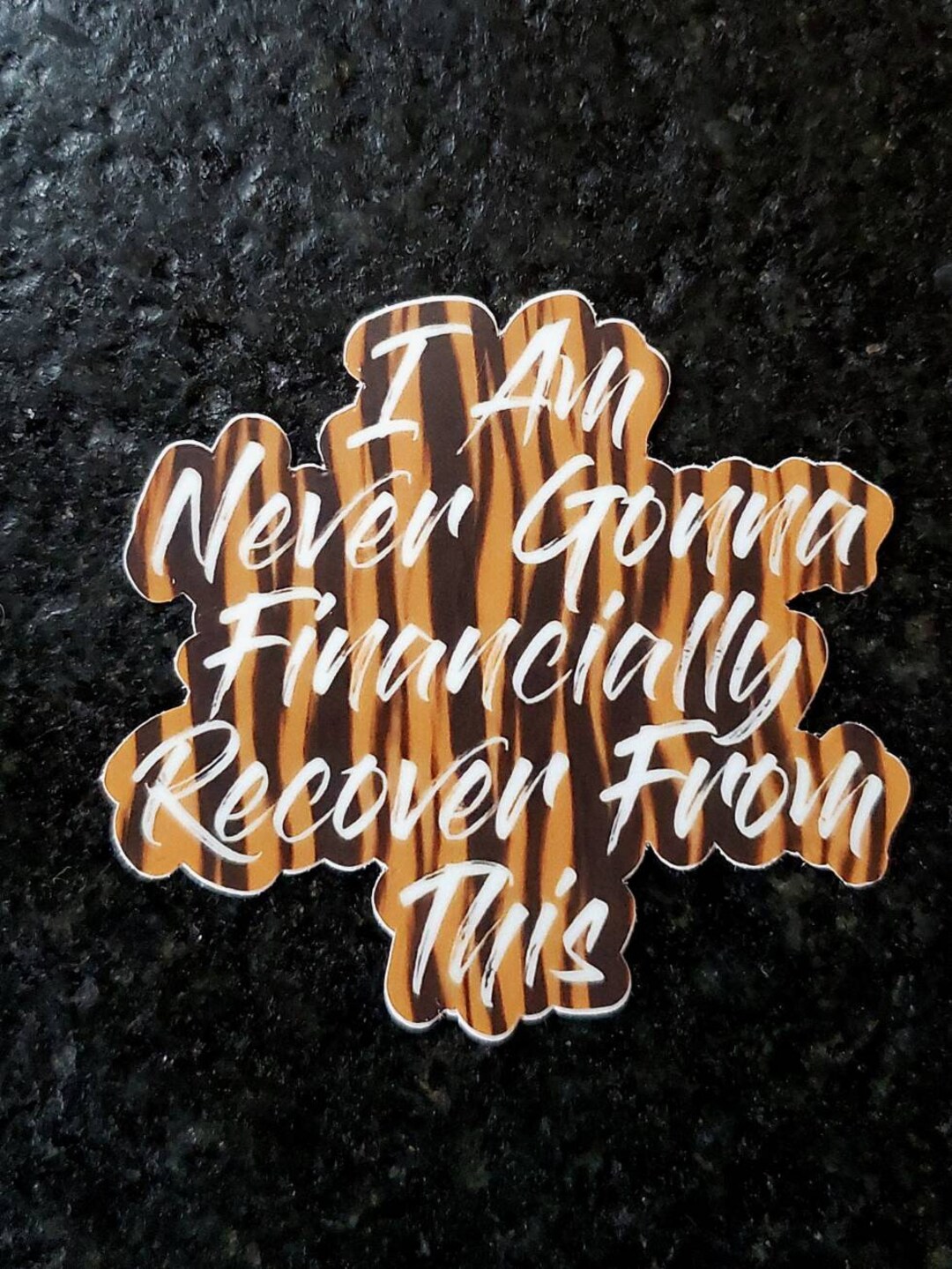 Tiger King Waterproof Sticker - Etsy