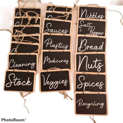 Set of 10 Chalkboard Magnetic Name Tags. Reusable Name Badges. - Etsy
