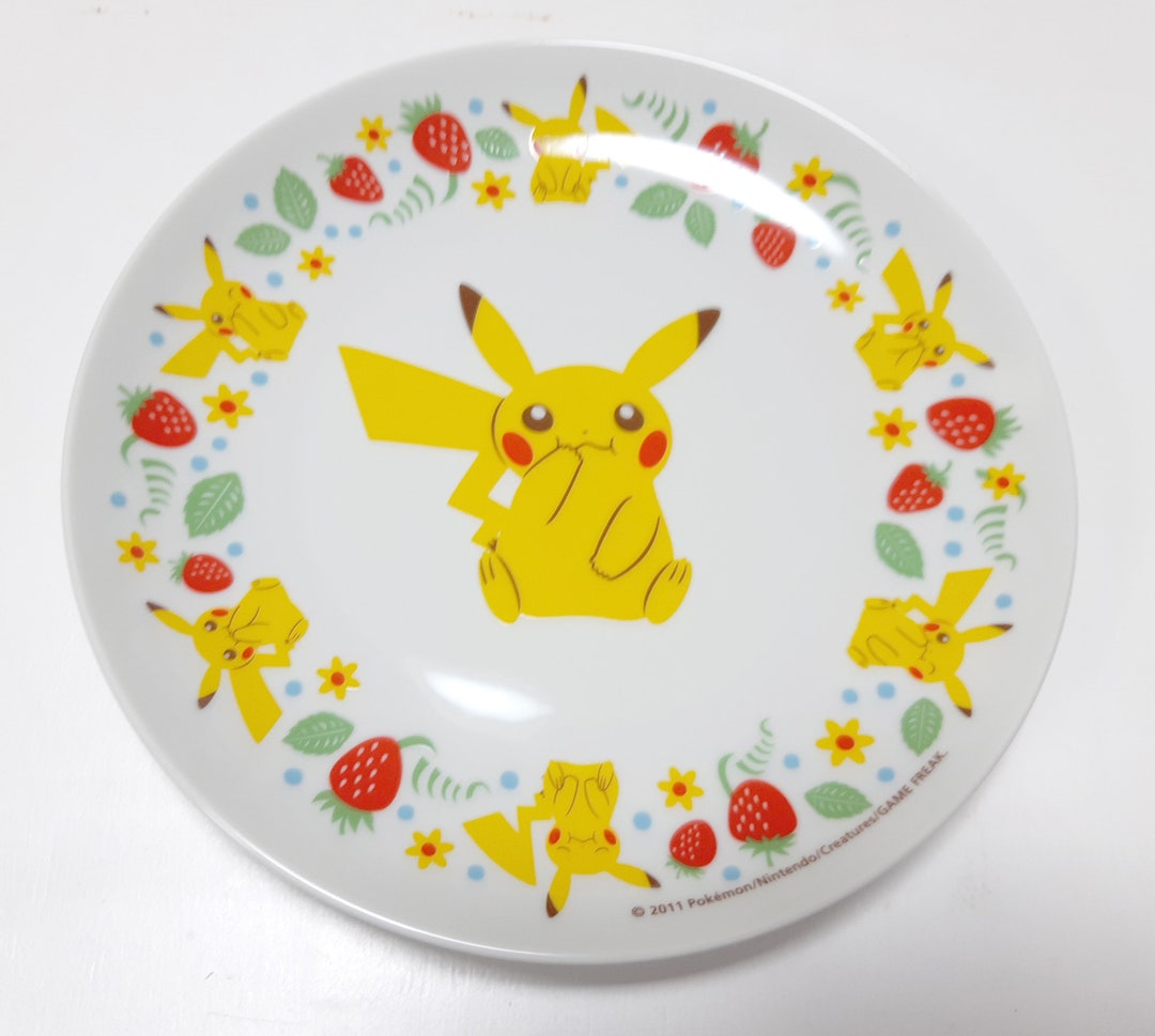 2011 Pikachu Dish Plate Pokemon Center Fukuoka Japan Limited - Etsy