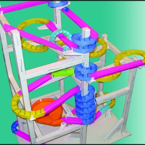 Paper Roller Coaster Templates - Etsy