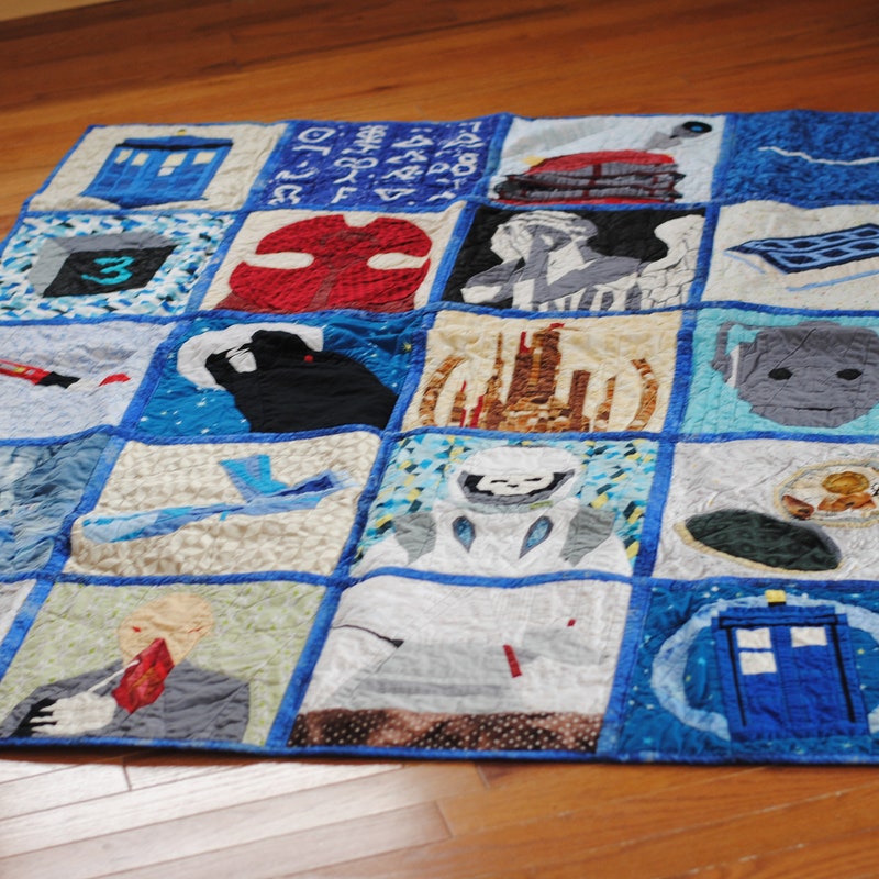 Tardis Quilt - Etsy