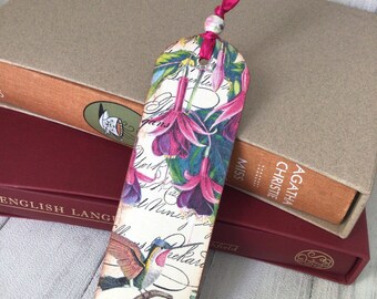 Decoupage Bookmark | Etsy