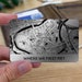 Metal Wallet Card With Map & Caption. Christmas Gift for Boyfriend ...
