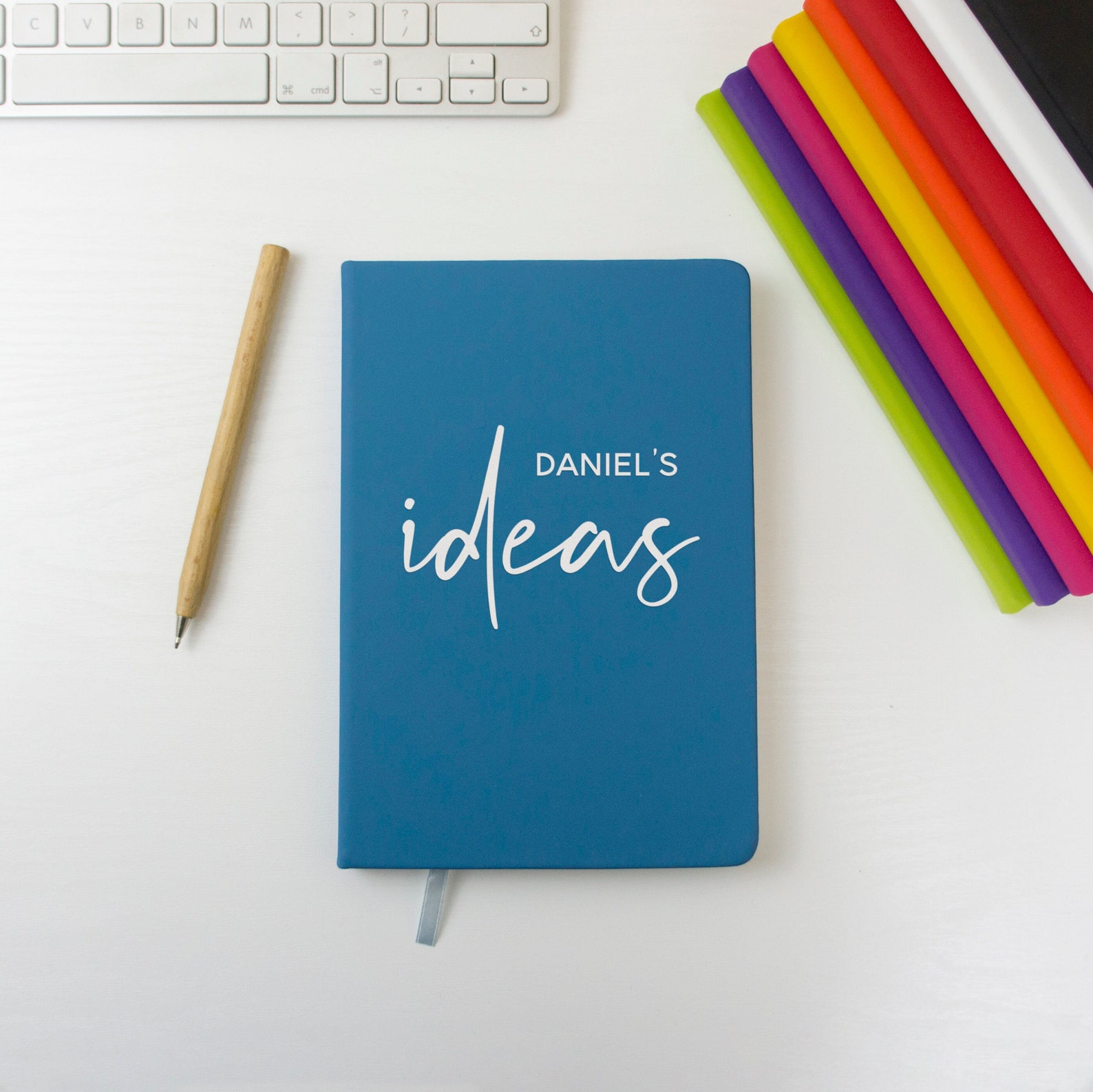 A5 Ideas Notebook With Personalised Name. Note Book With Soft - Etsy