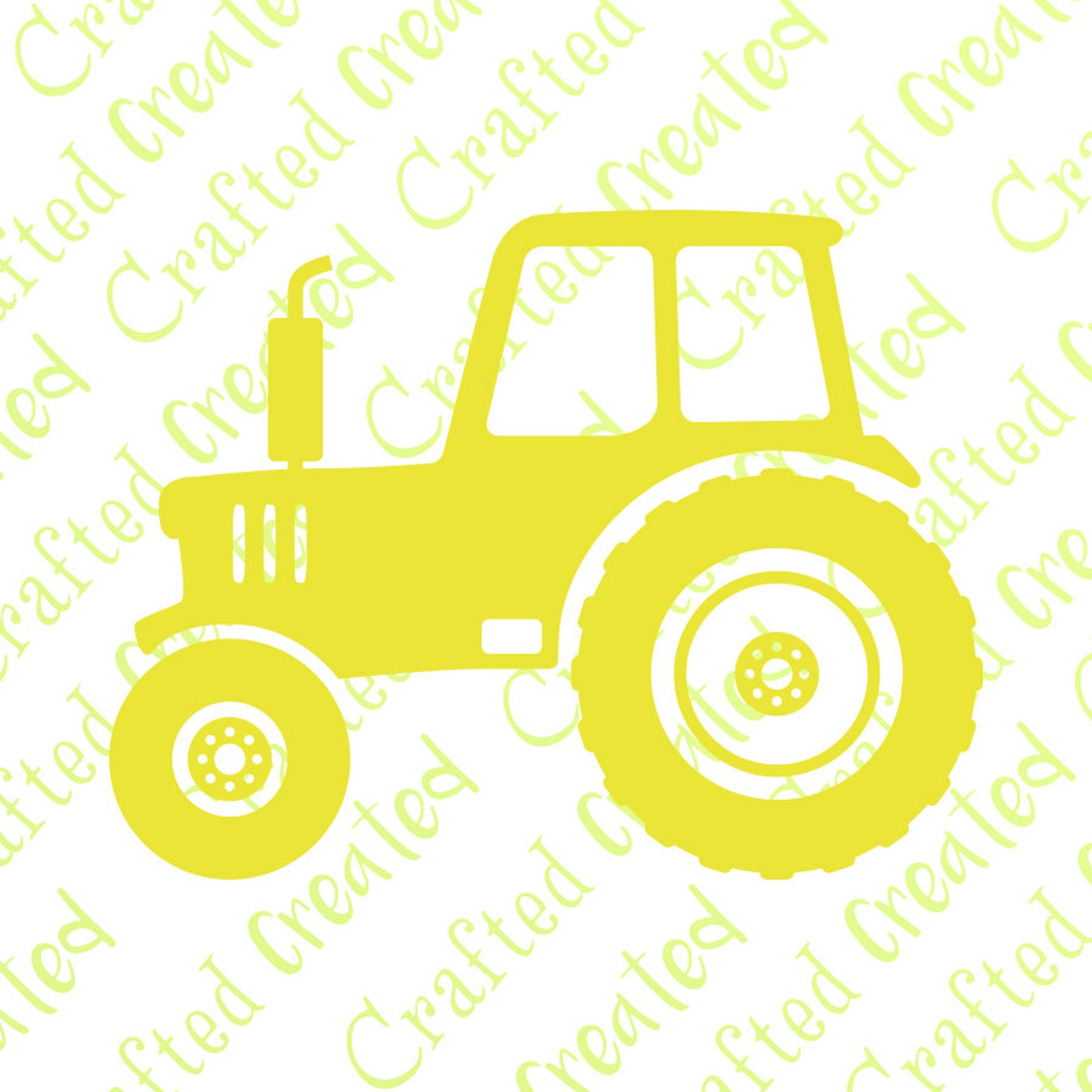 Tractor Vector Children's Tractor Svg Clipart Cut - Etsy