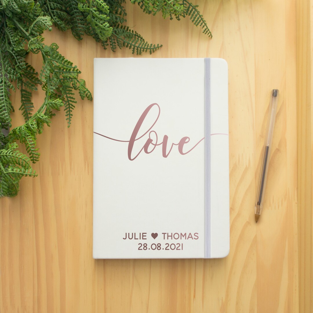 Wedding Planner cuaderno A5 forrado personalizado para la planificación ...