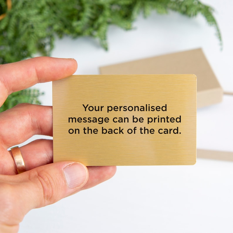 Custom Gift Voucher Golden Ticket Personalised Promise - Etsy