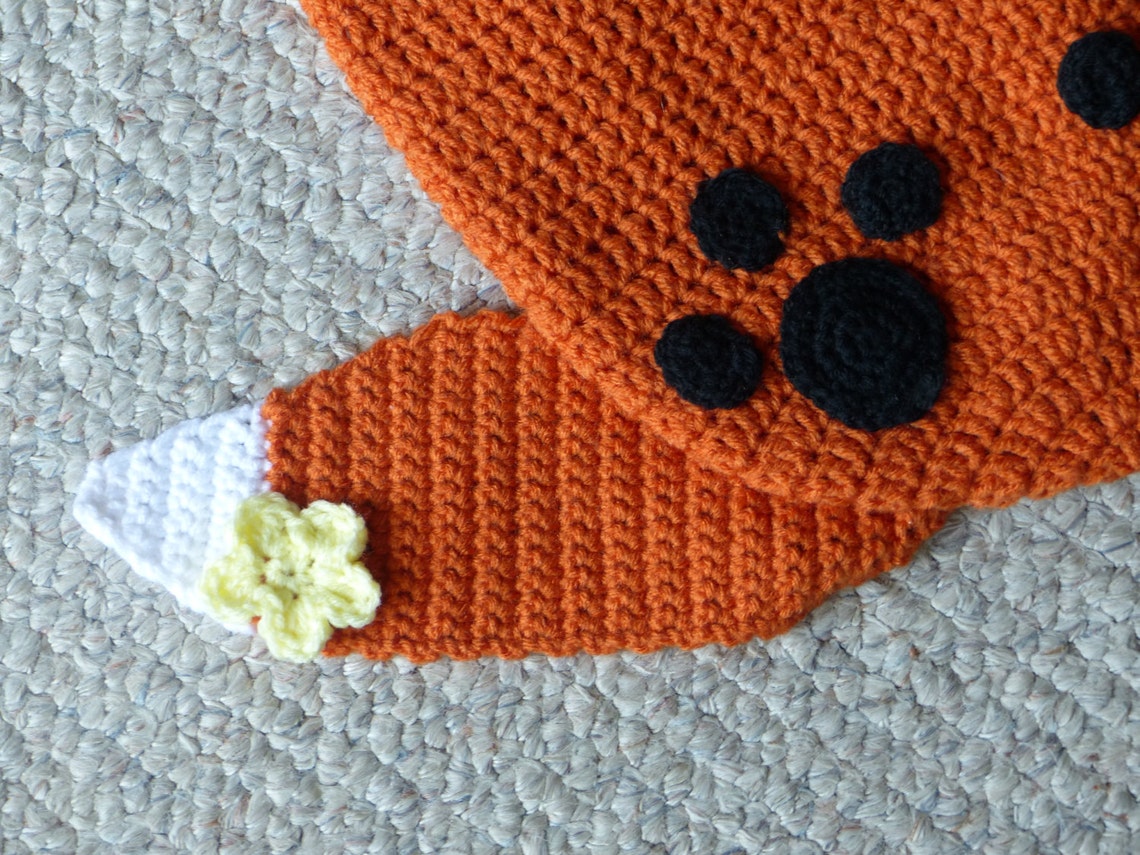 Finley the Fox Cocoon and Hat Set Crochet Pattern - Etsy