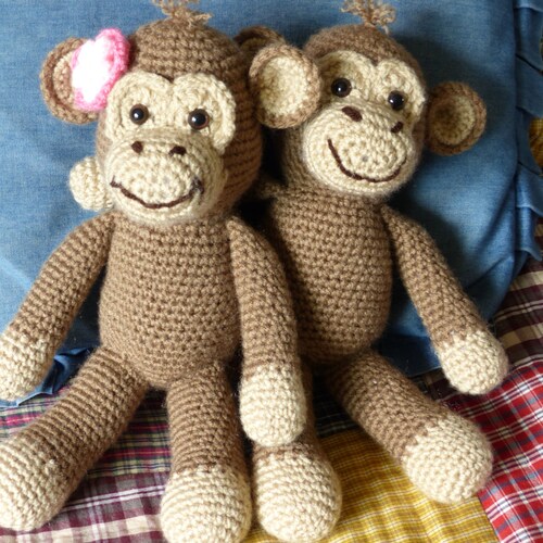 Mini Chango Monkey Crochet Pattern | Etsy