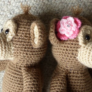 Chango and Changa Monkey Crochet Pattern - Etsy