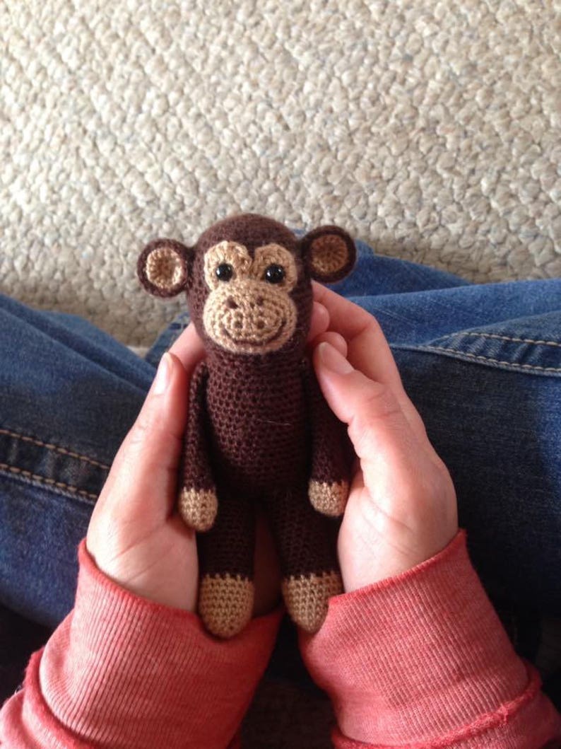 Mini Chango Monkey Crochet Pattern - Etsy UK