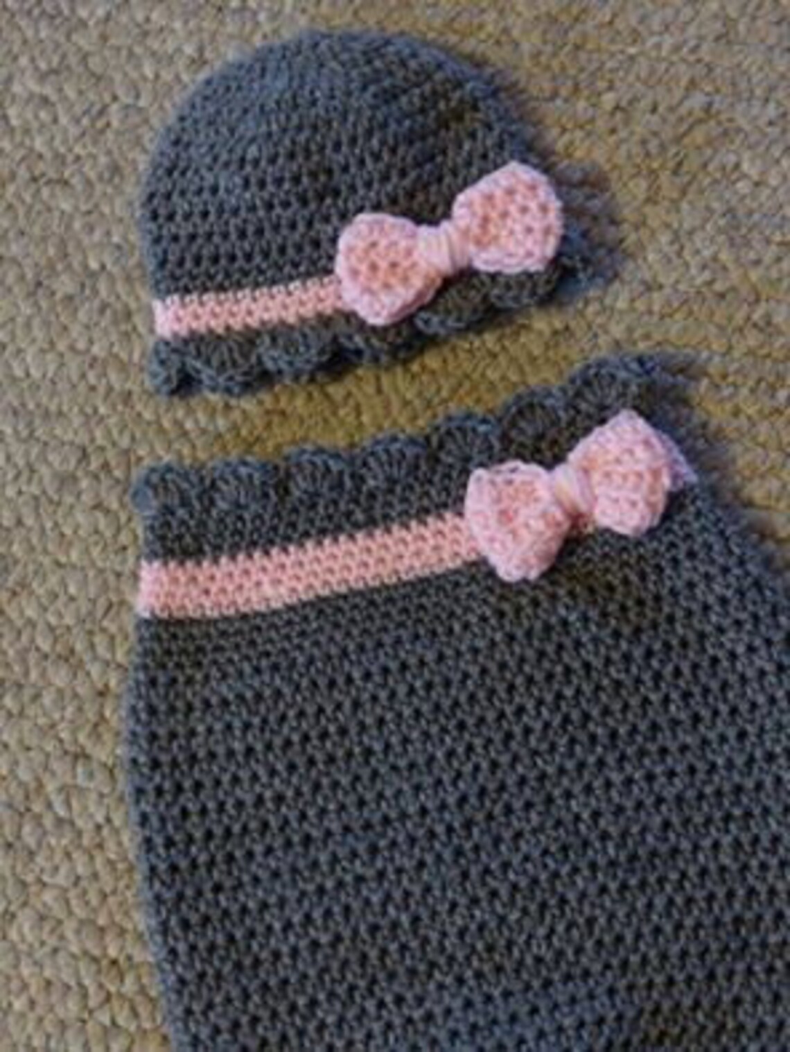 Bundle of Joy Cocoon and Hat Crochet Pattern Set - Etsy