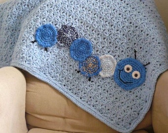 Abigail's Butterfly Blanket Crochet Pattern - Etsy