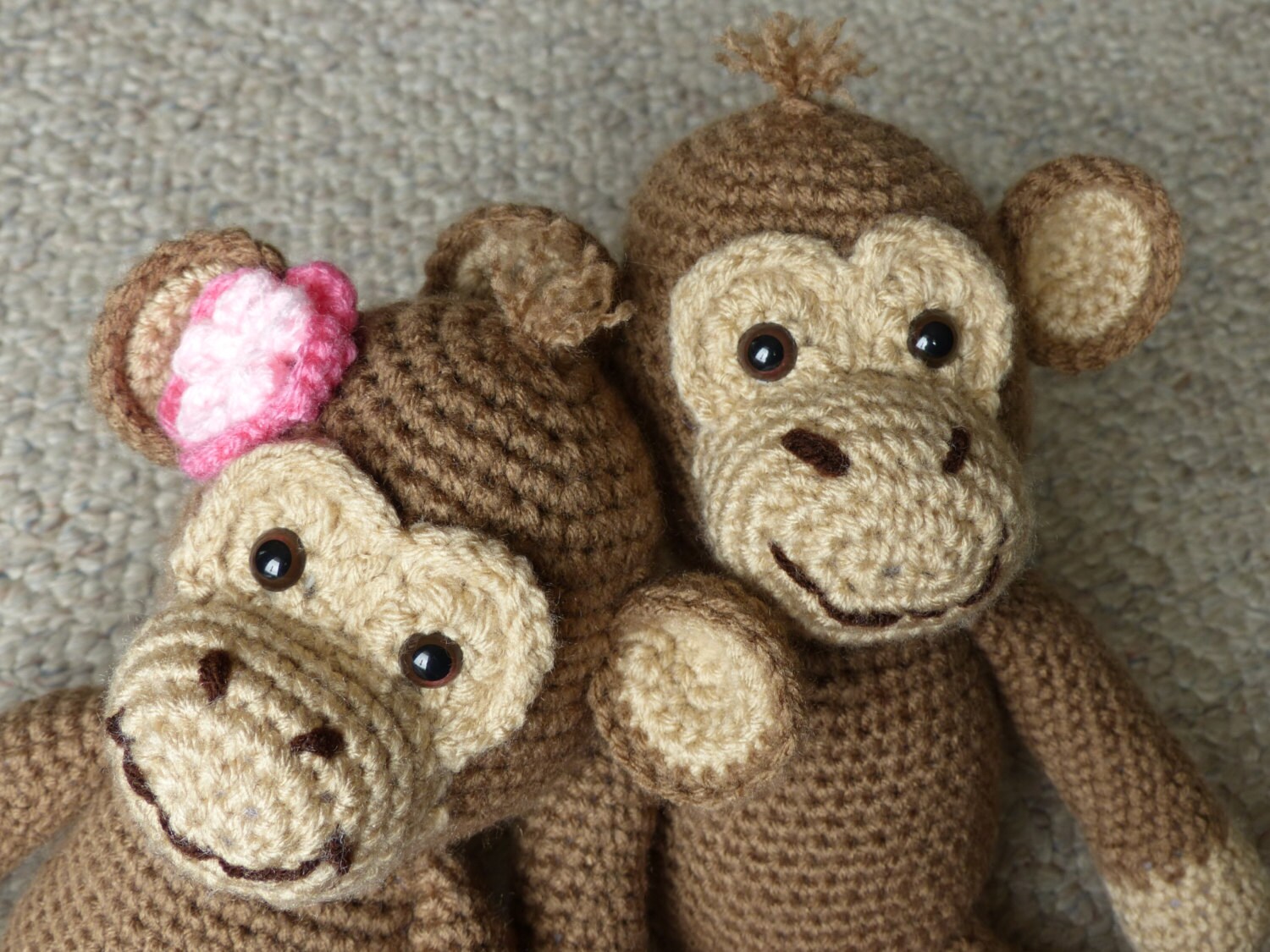 Chango and Changa Monkey Crochet Pattern - Etsy