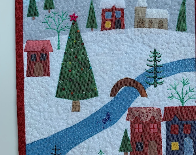 Winter Wonderland Miniature Quilt Pattern - Etsy