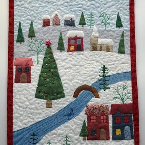Winter Wonderland Miniature Quilt Pattern - Etsy