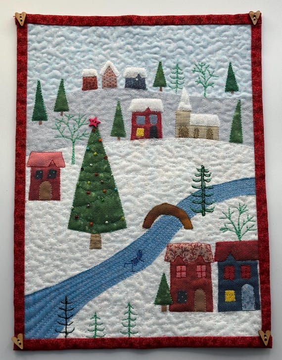 Miniature Applique Quilt Patterns Nannette's Hive Quilt Pattern From