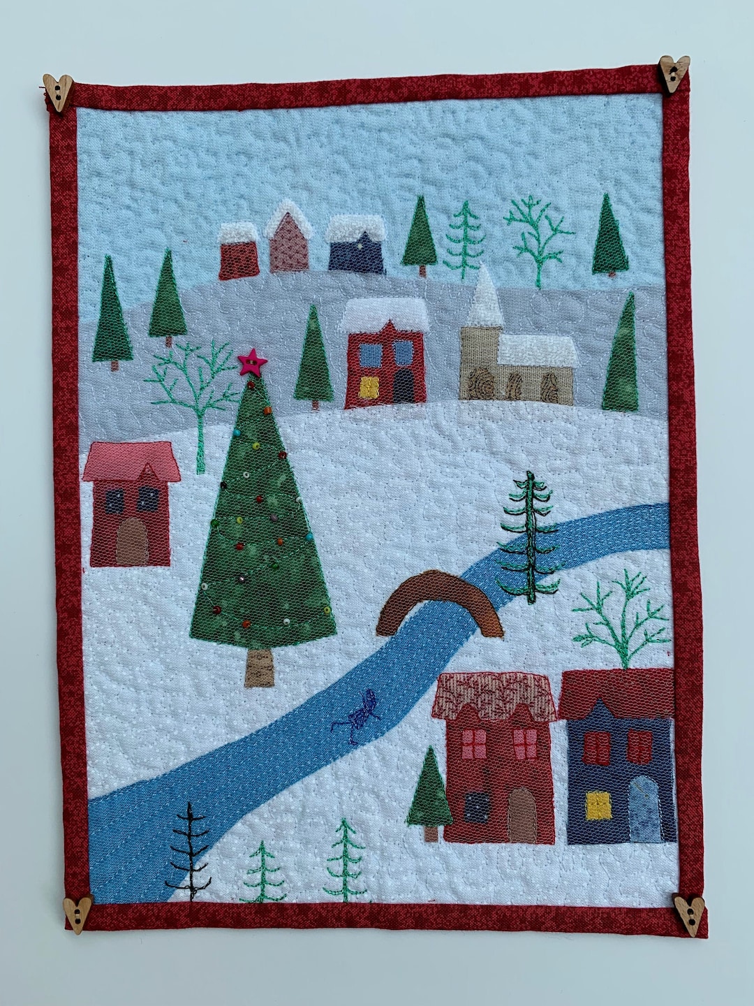 Winter Wonderland Miniature Quilt Pattern - Etsy