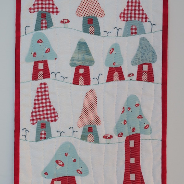 Mushroom Quilt Pattern - Etsy